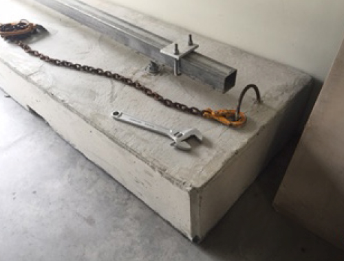 Cyclone Concrete Blocks - BMSA Anchoring